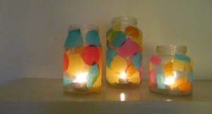 Tissue Paper Candle Holders - Rocket City Mom | Huntsville events ...
