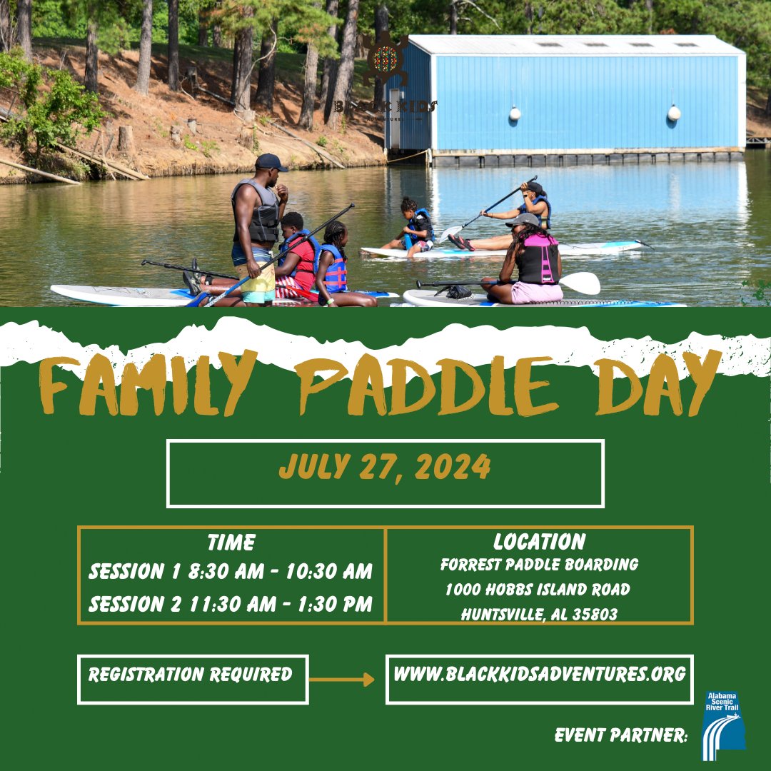 Family Paddle Day with Black Kids Adventures - Rocket City Mom ...