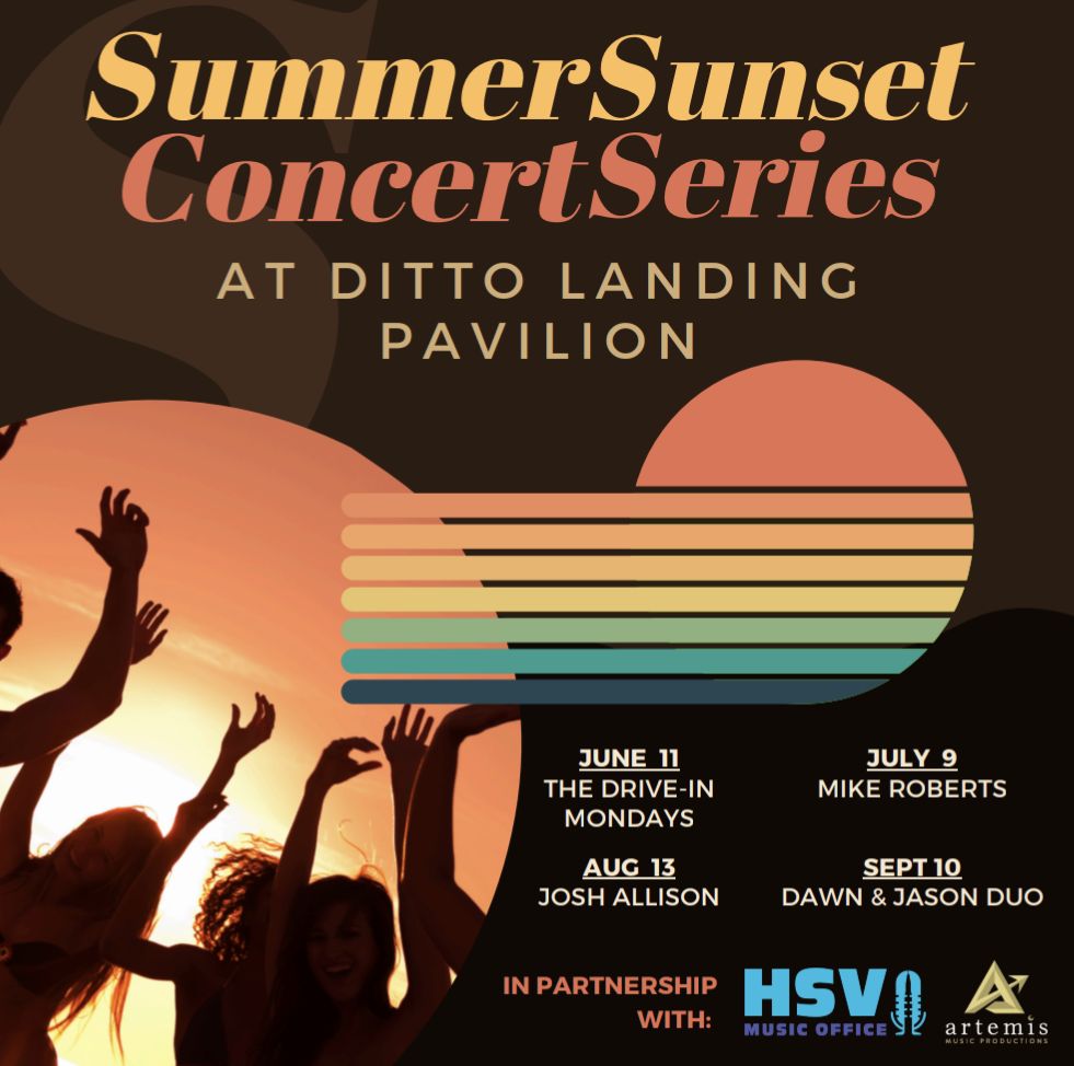 Summer Sunset Concert Series at Ditto Landing - Rocket City Mom ...
